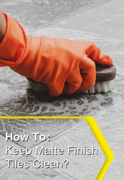 How to Clean Matte Finish Tiles: Porcelain, Shower & More