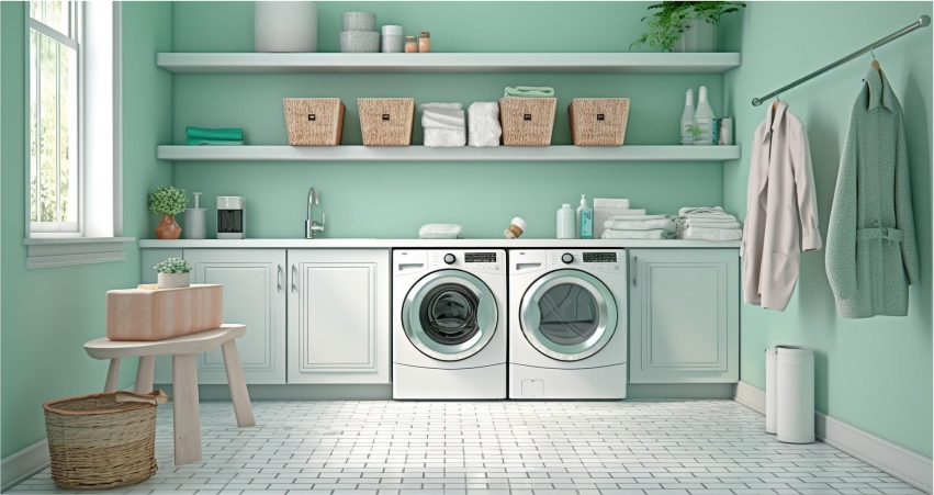 20+ Laundry Room Designs to Transform Your Wash Area - Orientbell Tiles