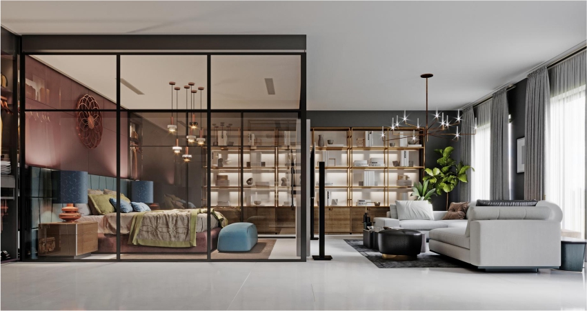 12+ Smart Room Divider Ideas for a Luxe Interior Look - Orientbell Tiles