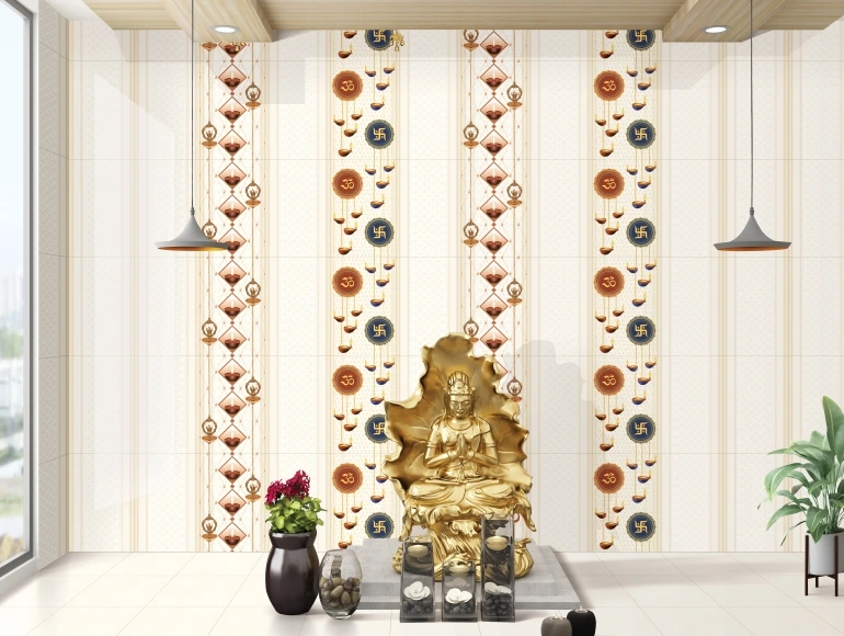 Elegant Pooja Room Designs for Every Home - Orientbell Tiles