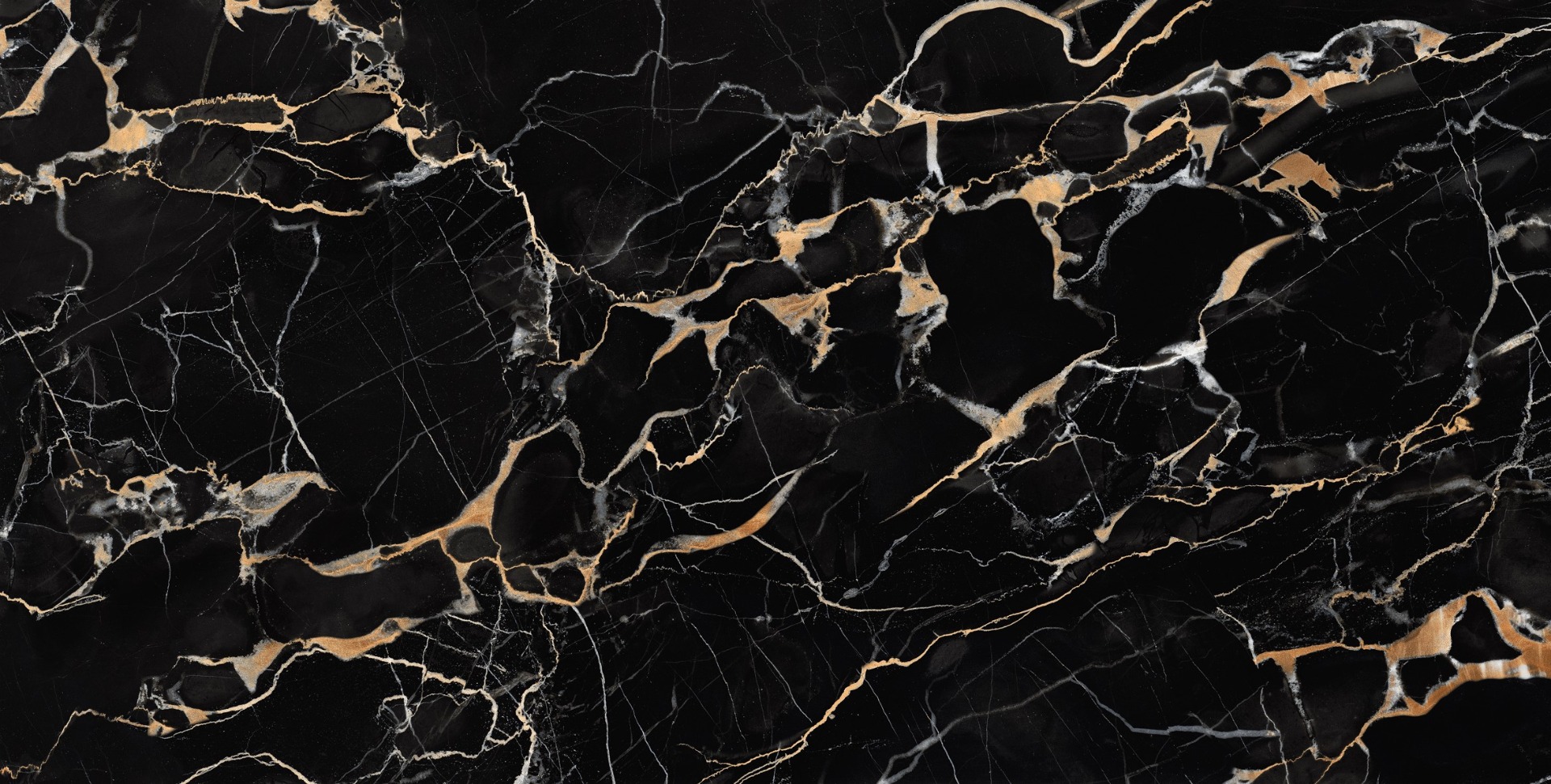 Shop Super Gloss Portoro Gold Marble Floor Tiles | Orientbell